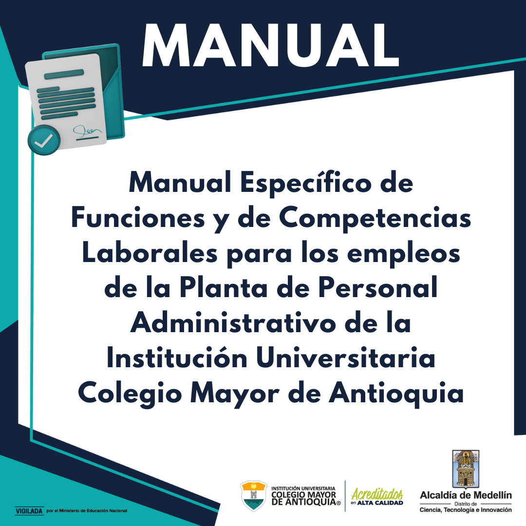 Manual de funciones para empleados de planta de la institución ... Manual de funciones para empleados de planta de la institución ...