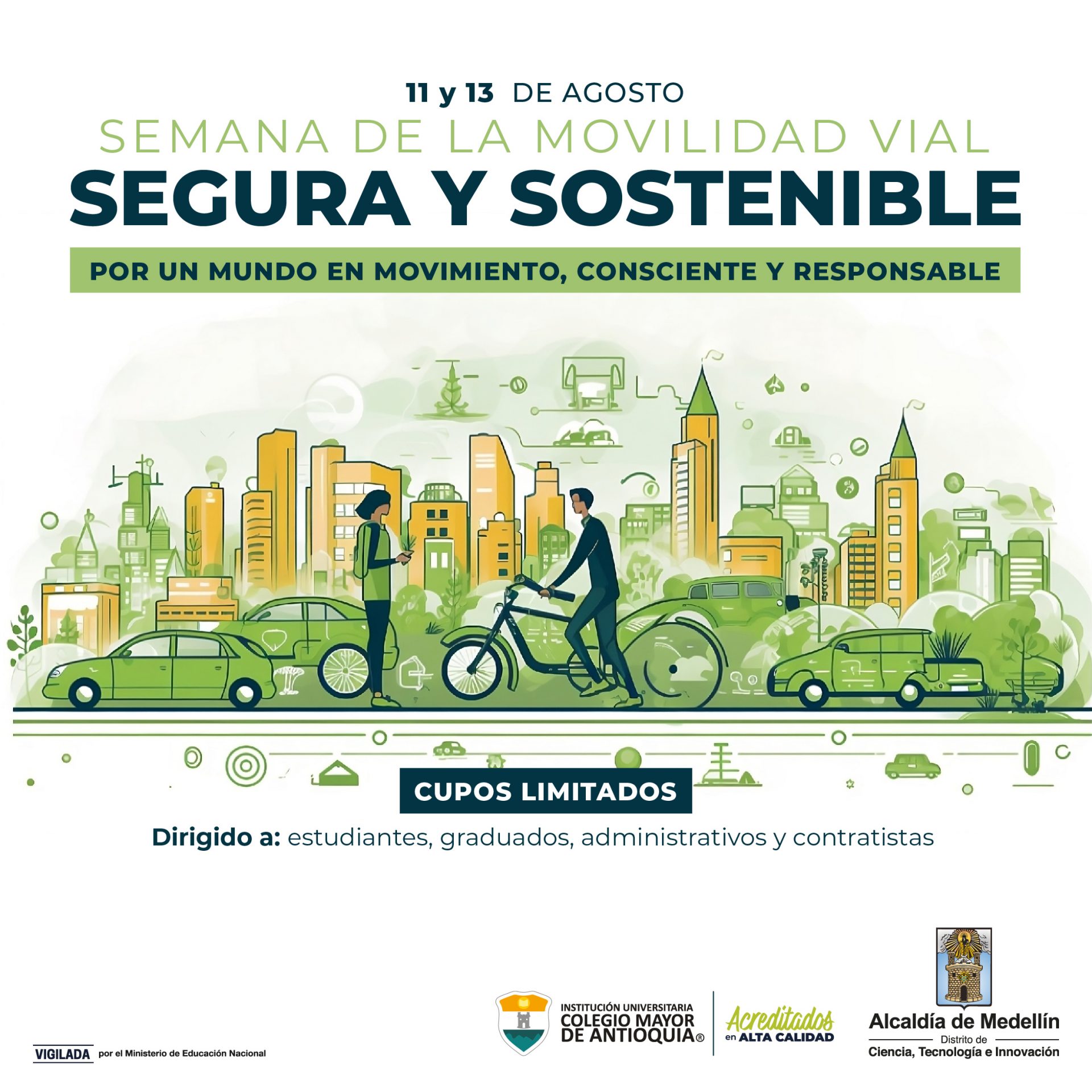 Semana de la movilidad vial segura y sostenible - Colegio Mayor de Antioquia